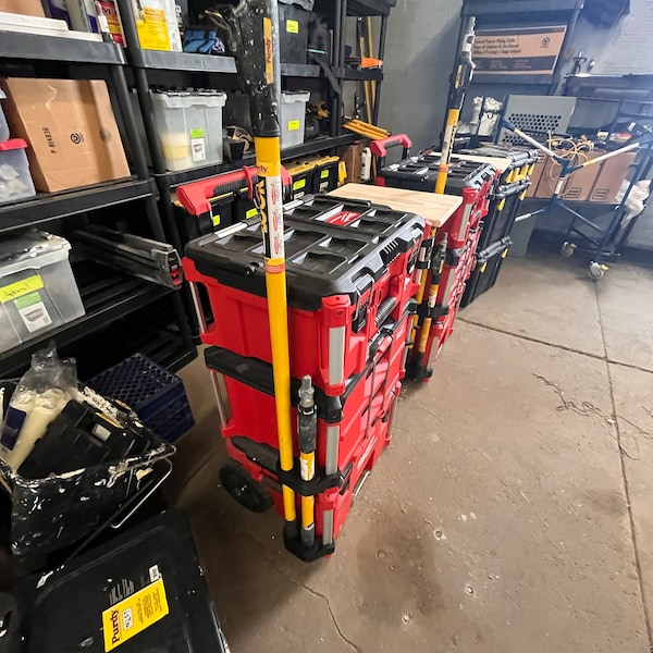 Milwookie Double Pipe Bender Holder for Milwaukee Packout for 3/4" and ...