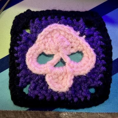 Large Granny Square for Blankets, Big Granny Square Pattern for Fun ...