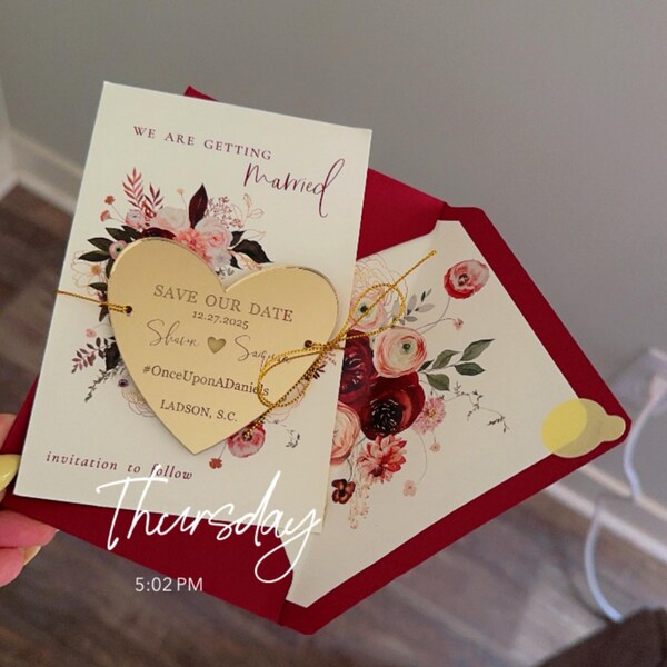 Mirror Gold Acrylic Wedding Invitations Fall Plexi Glass Invites Velvet ...