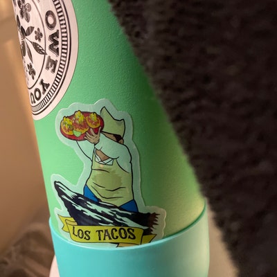 El Taquero Sticker, Los Tacos Sticker, Mexican Food Sticker,mexican ...