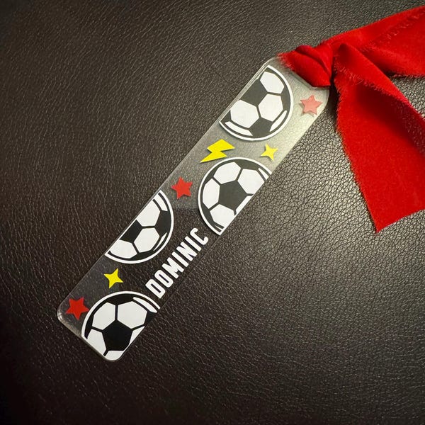Personalized Bookmark for Reader / Sports Bookmark / Gift for Her ...