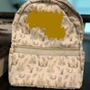 Monogrammed Gingham Nylon Backpack in Pink or Blue, Personalized Diaper ...