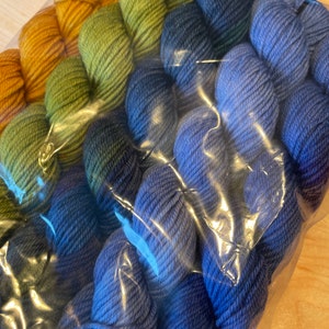 Create Your Own Mini Skein Set Hand Dyed Sock Yarn - Etsy