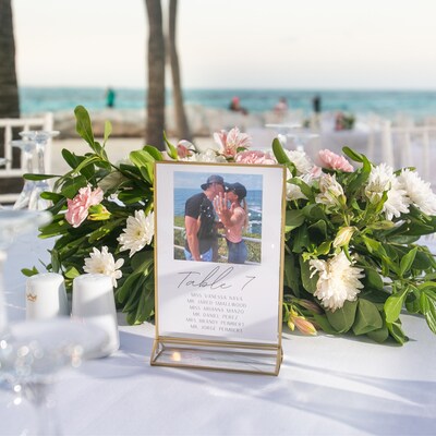 Wedding Photo Seating Chart Template Digital Download, Instant ...