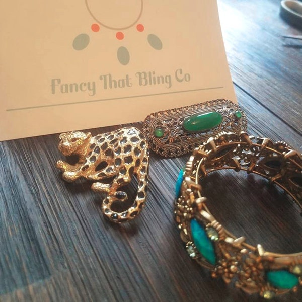 Antique Victorian S.O. Bigney & Co Gold Filled Faux Topaz Ornate Bangle ...