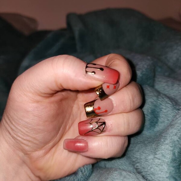 Starfall Acotar Inspired Press on Nail Set - Etsy