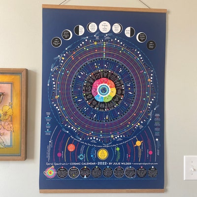 2024 Luna Sol Calendar Featuring Zodiac, Moon Phases, Circadian Cycles ...