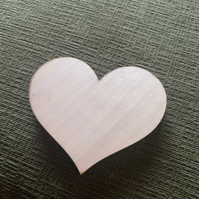 Unfinished Wooden Round Classic Heart Shape From 1 up to 46 DIY ...