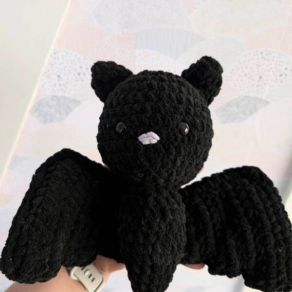 PATTERN: Plush Binx the Bat Pattern Amigurumi Chunky Bat Pattern Super ...