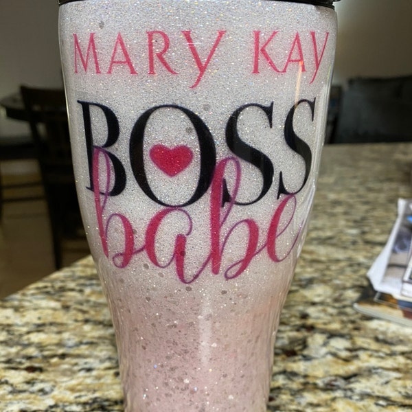 Mary Kay Boss Babe Stainless Steel Tumbler. Please List Font Choice for ...