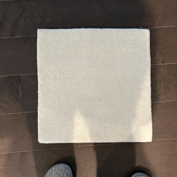 Handmade Solid Ivory Designer Area Rug,white Handtufted Rug for Living ...