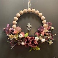 QTY 10 Wood Half Split Balls Choose Your Size Door Wreath - Etsy Canada