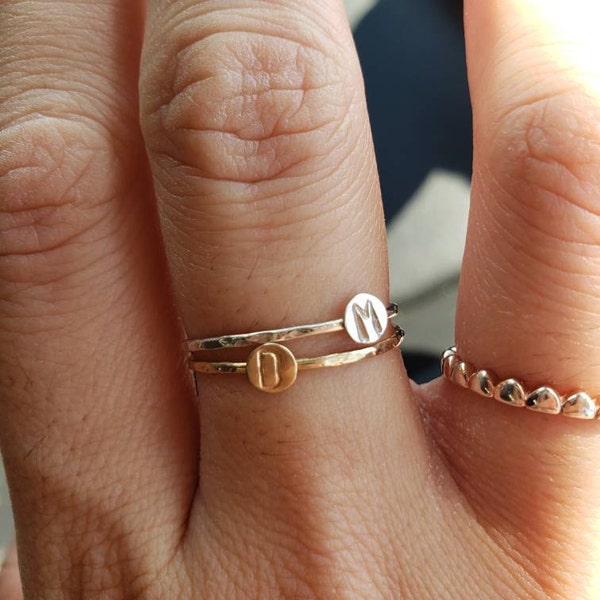 Set of 4 Knuckle Rings, Knuckle Rings, Knuckle Ring Set, Stacking Rings ...