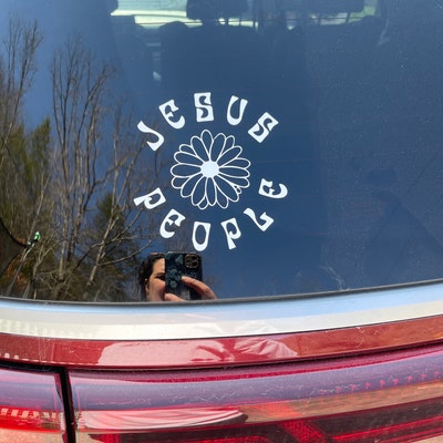 Jesus Loves You Christian Car Vinyl Decal Bumper Sticker for Car, Wall ...