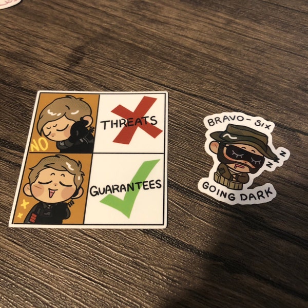 Call of Duty Captain Price/gaz/soap/ghost Chibi Waterproof Stickers - Etsy