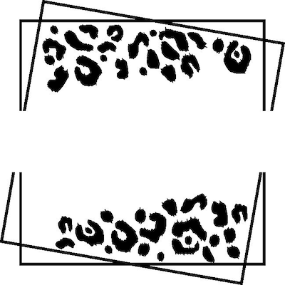 Leopard Circle Monogram Bundle Svg-leopard Frame Circle Png-chetar ...