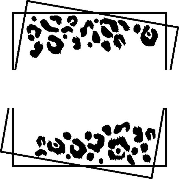 Leopard Circle Monogram Bundle Svg-leopard Frame Circle Png-chetar ...