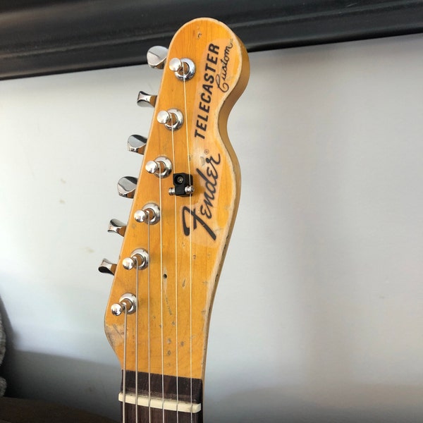 Fender Vintage CBS Era Telecaster Custom Headstock Decal - Etsy