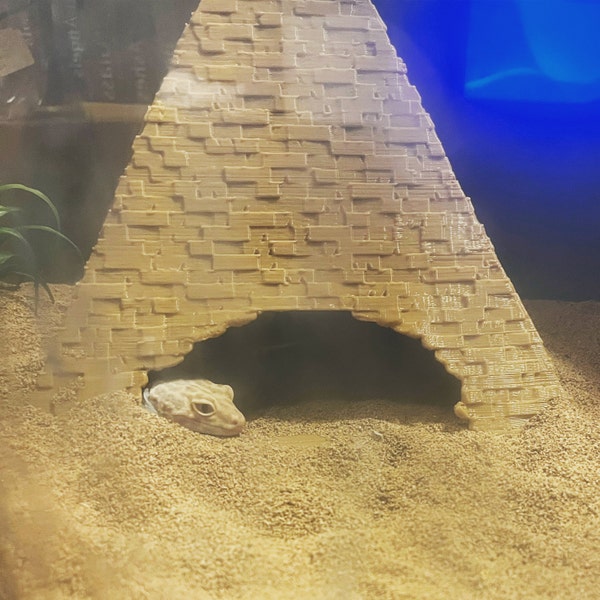 Stroodies Great Pyramid Hide for Leopard Geckos - Etsy