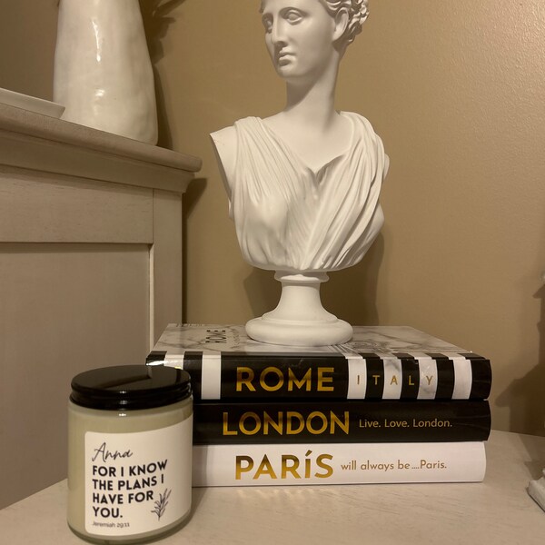 Custom Confirmation Candle Soy 8 Oz | Confirmation Gift for Teenage ...