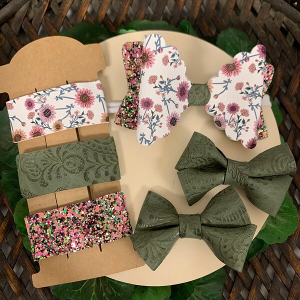 Bow Card SVG, Bow Display Card, Hair Clip Card DXF, Bow Card Template ...