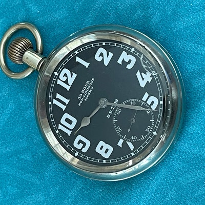 Record Cal 433 Pocket Watch in Exceptionally Good Conditon 52mm in ...