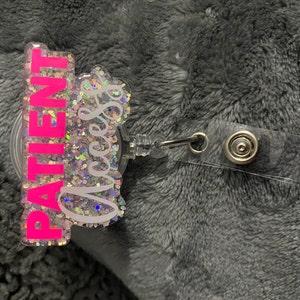 Patient Access Badge Reel,patient Registration Badge Reel, Silver ...