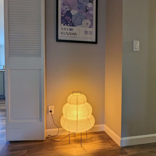 Japanese Rice Paper Lamp - Standing Lamp - Etsy