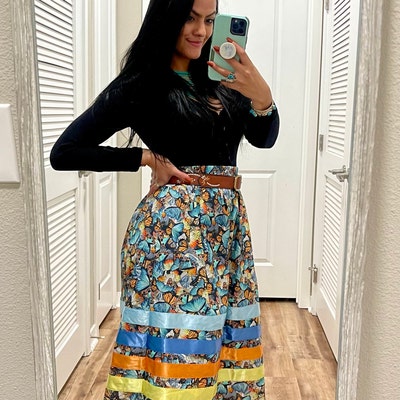 Cotton Ribbon Skirts Womens Ribbon Skirts Horse Ribbon Skirts Sunflower ...