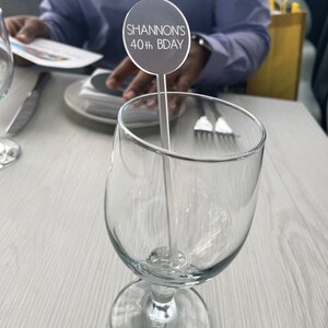 Personalized Beverage Markers Set of 6 Custom Drink Label - Etsy