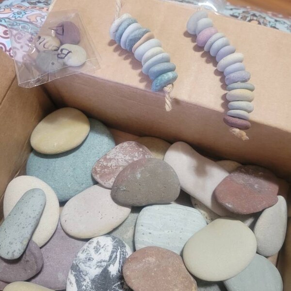 3 Lbs. 2"-3" Bulk Colorful Wedding Stones - Blessing Stones - River ...