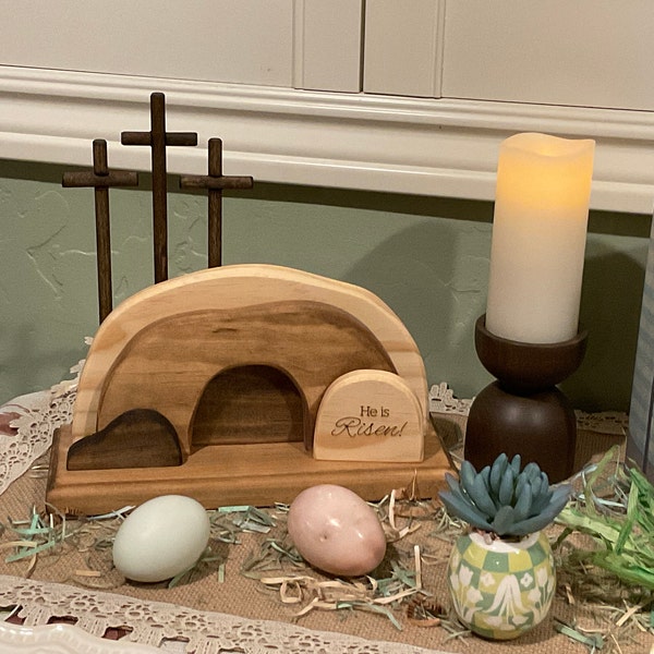 Empty Tomb Display / Empty Tomb Easter Decor Easter Creche Easter ...