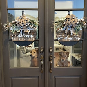 Wooden Welcome Sign With Vintage Charm, Rustic Country Home Decor ...