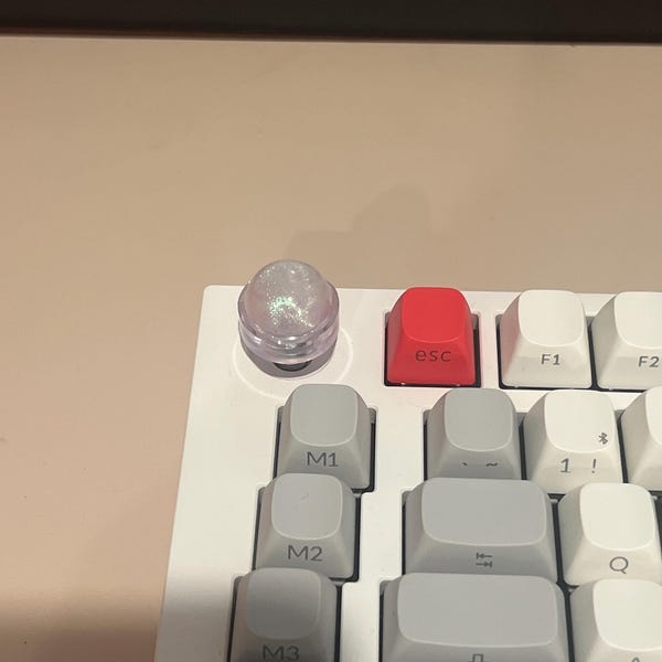 Cute Pearl Shell Keycaps, Pink Keycaps, Purple Keycap, Kawaii Keycap ...