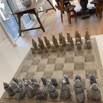 Celtic Chess Set aka. Fidchell - Etsy