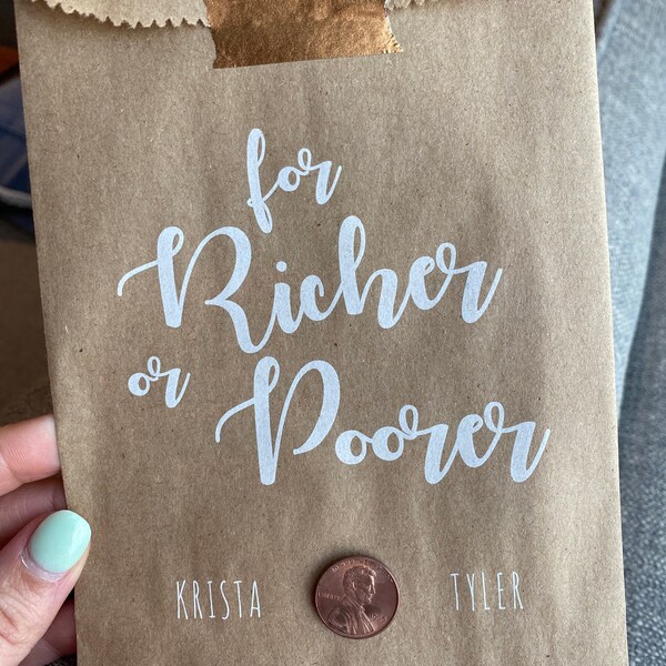 Scratch Ticket Wedding Favor Bags - Lotto Ticket Bags - Lottery Ticket ...