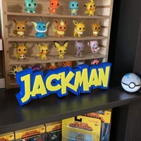 Custom Pokemon Style Name Plate Personalised Desk Sign Boy - Etsy UK