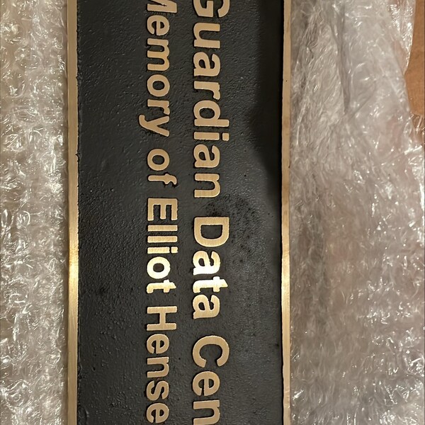 Custom Brass Plaque - Ideal for Recognition Plaques, Name Plates, and ...