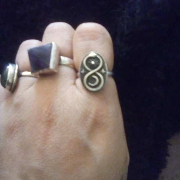 Snake Ring Silver Ouroboros Ring Serpent Ring Celestial Ring Witch Ring ...