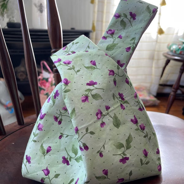 Japanese Knot Bag Sewing Pattern | Reversible Large Knot Bag | Unique ...