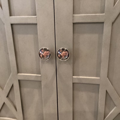 Set of 8 Fire Hydrant Knobs Red Cast Iron Hydrant Fireman Drawer Pull ...