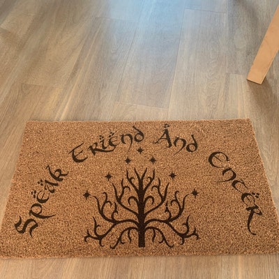 Buffy the Vampire Inspired Door Mat Welcome to the Hellmouth - Etsy