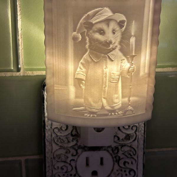 Possum Lover Gift, Opossum Backpack, Wildlife Rucksack, Nature Lover ...