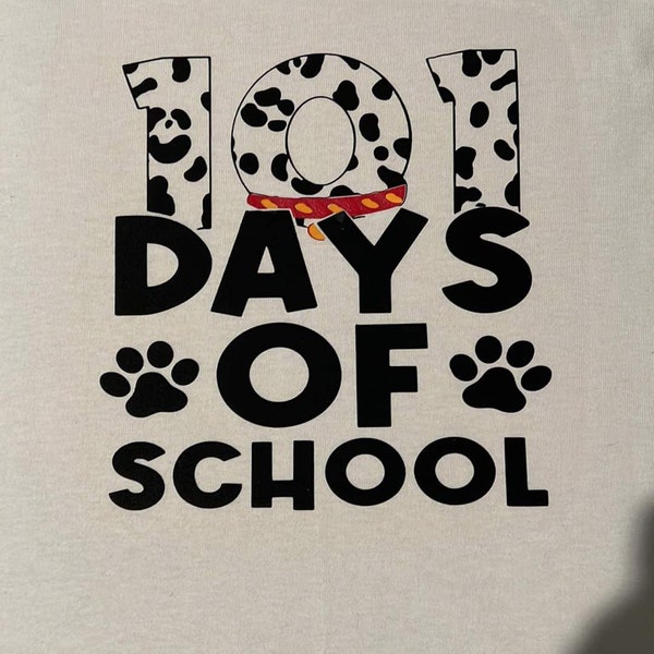Bundle 101 Days of School Dalmatian Dog Svg, Paw Lover Svg, Teacher ...