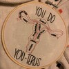 DIY Uterus Embroidery Pattern, Feminist Embroidery Pattern, Uterus ...