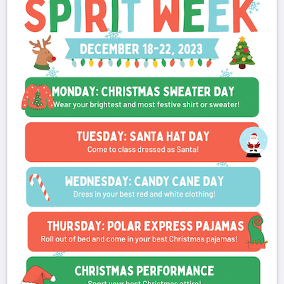 Editable Halloween Spirit Week Flyer Canva Template, School Spirit ...