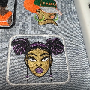 Machine Embroidery Design, Friends, Natural Hair, Friend, Woman 4, 5, 6 ...