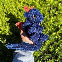 Diddy Dex the Palm Sized Snuggler Dragon Crochet Pattern Amigurumi ...