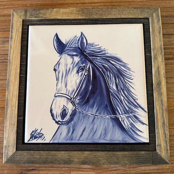 Ceramic Tile Wood Frame: Custom 8-inch X 8-inch Real Wood Frame for ...