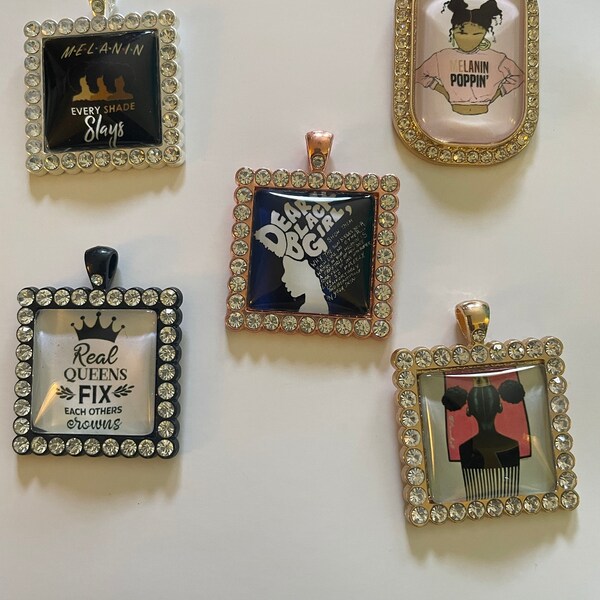 Black Culture Charms, Black Girl Magic Charms, Black History Charms - Etsy